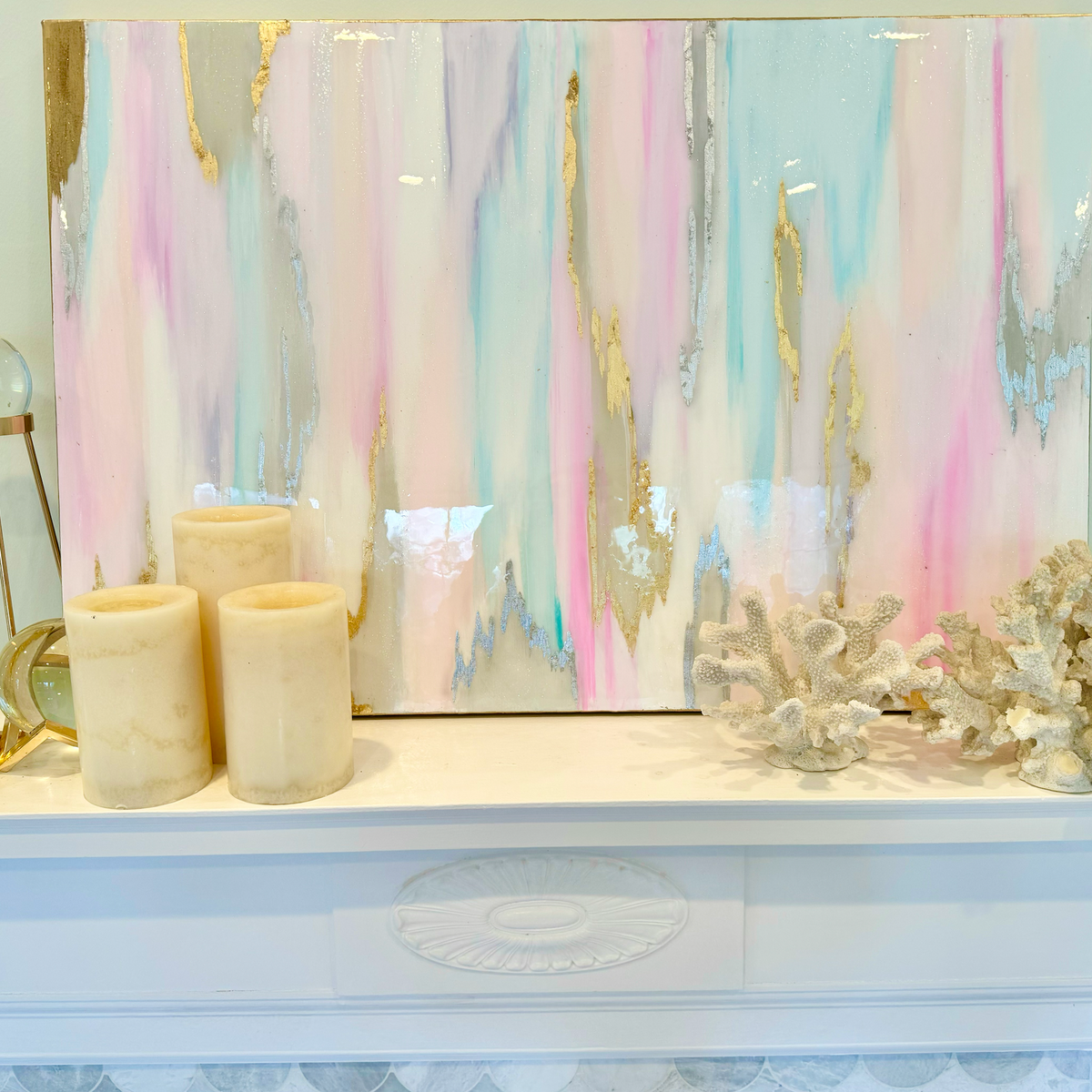 Original Painting “Served Cold” Canvas 24" Tall x 36" wide covered in ...