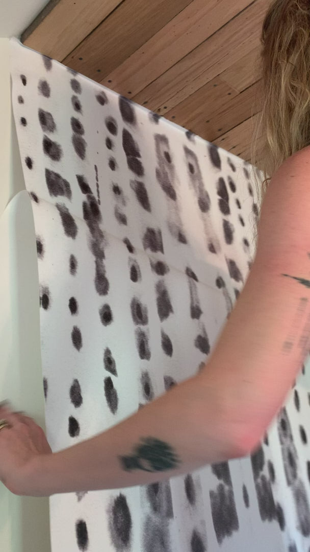 "Smoke Shadow" Wallpaper | Large Pattern Black & White Design | Luxury ...