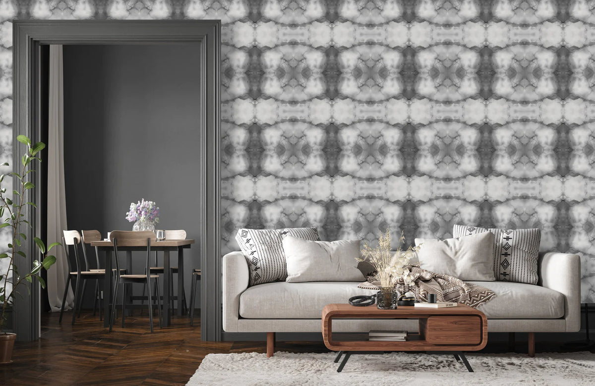 "Gray Cloud" Wallpaper | Large Pattern Wallpaper | Wallpaper Orchard ...