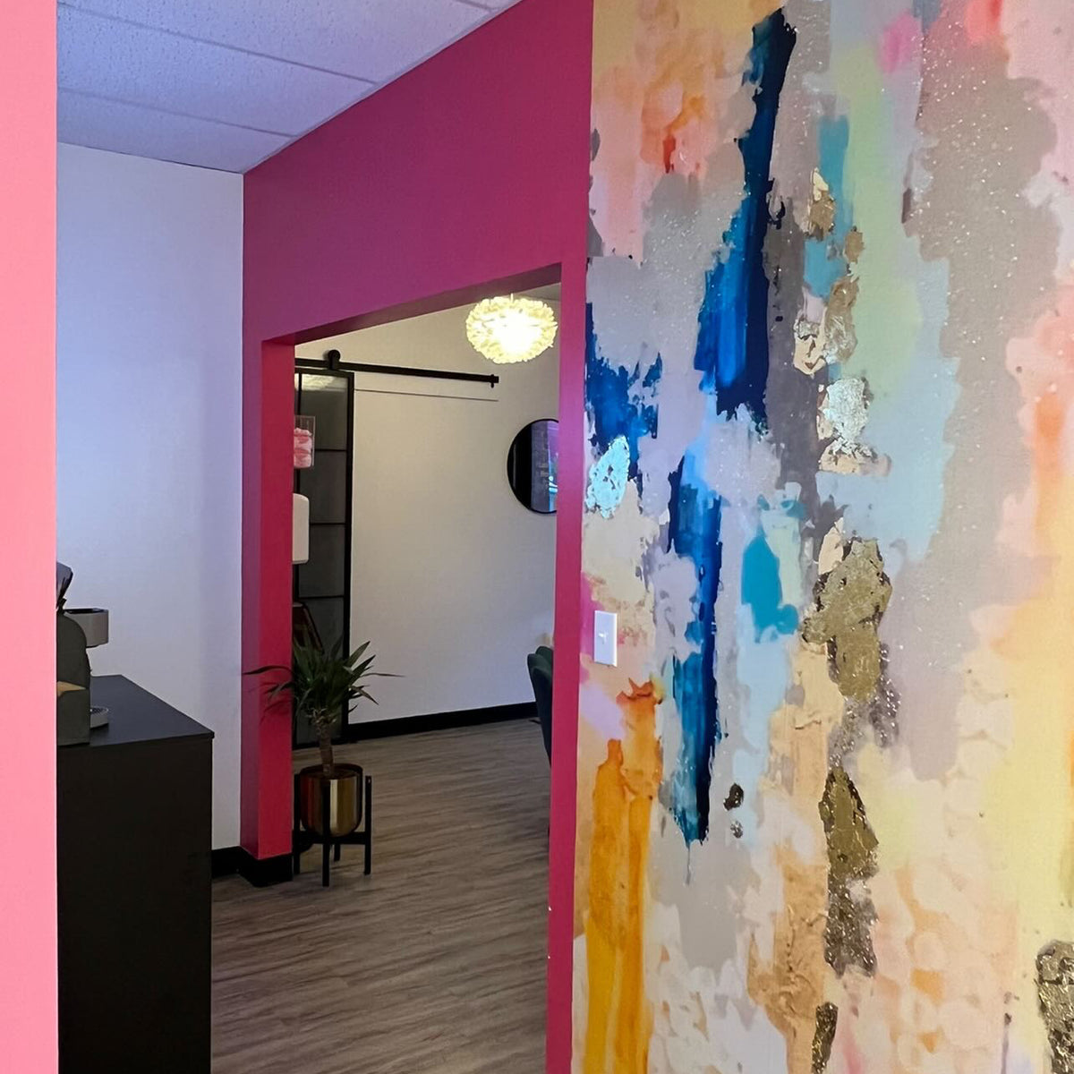 Custom "Coronado" Oversized Wall Mural three sections left of door 8 ...